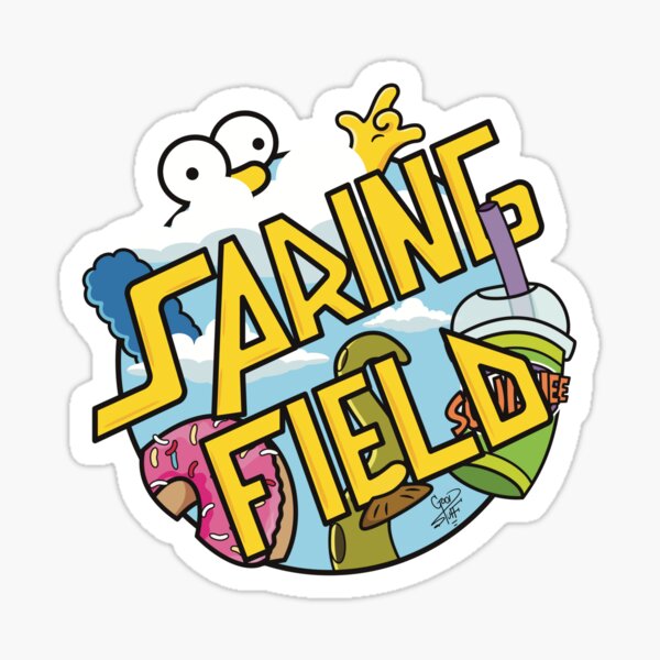"Springfield Logo" Sticker for Sale by ThatGoodStuff1 | Redbubble