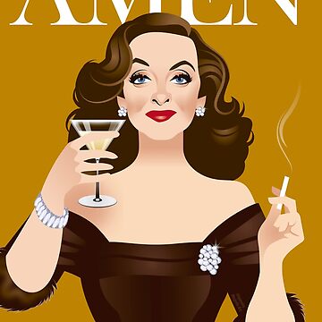 "Amen" Postcard for Sale by AleMogolloArt | Redbubble