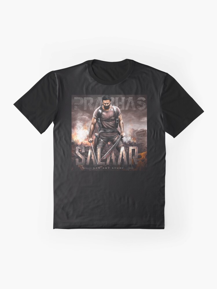 "Salaar Prabhas Artwork" Graphic T-Shirt for Sale by Sansahota | Redbubble
