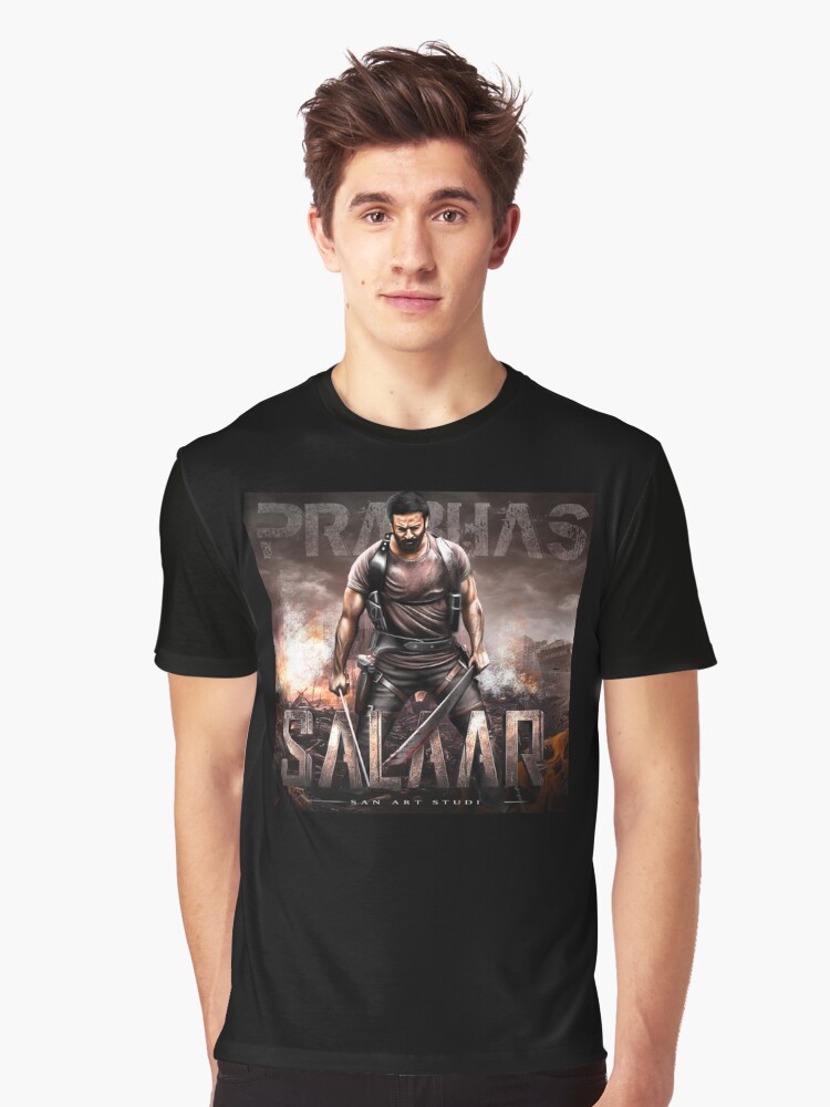 "Salaar Prabhas Artwork" Graphic T-Shirt for Sale by Sansahota | Redbubble