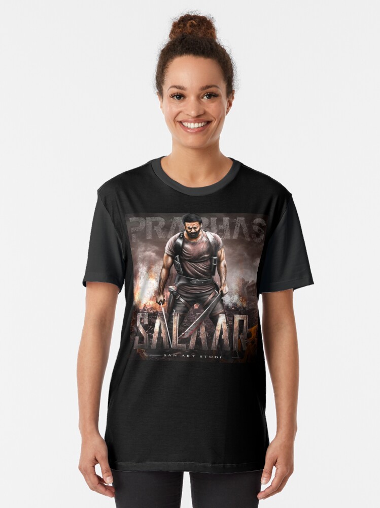 "Salaar Prabhas Artwork" Graphic T-Shirt for Sale by Sansahota | Redbubble