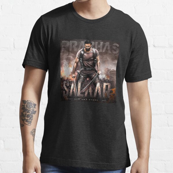 "Salaar Prabhas Artwork" T-shirt for Sale by Sansahota | Redbubble ...