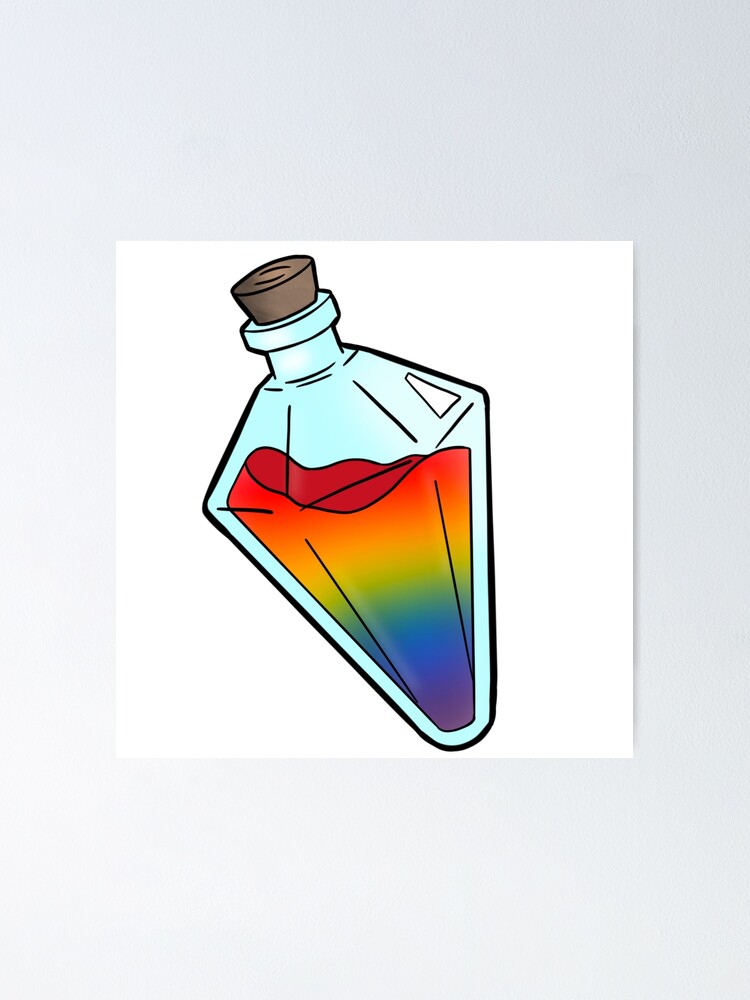 "pride potion" Poster for Sale by atlasbackache | Redbubble