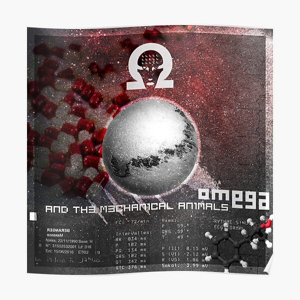 "[SPACE ROCK LEGENDS!] Marilyn Manson - Omega and the Mechanical Animals" Poster by crash ...