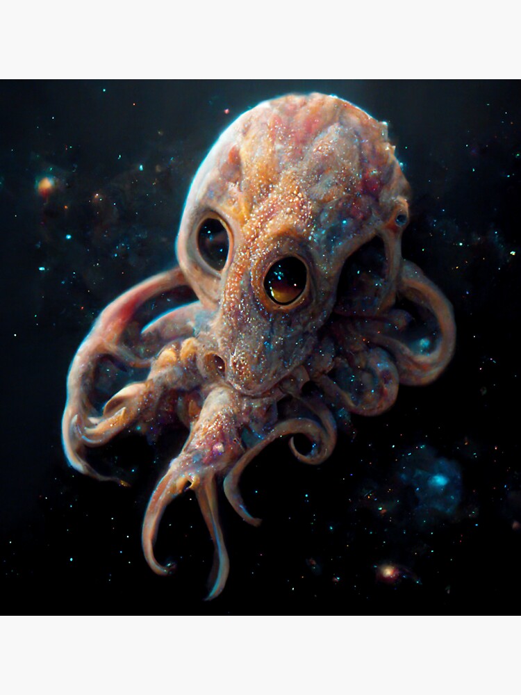 "alien octopus" Sticker for Sale by RasputinStanley | Redbubble