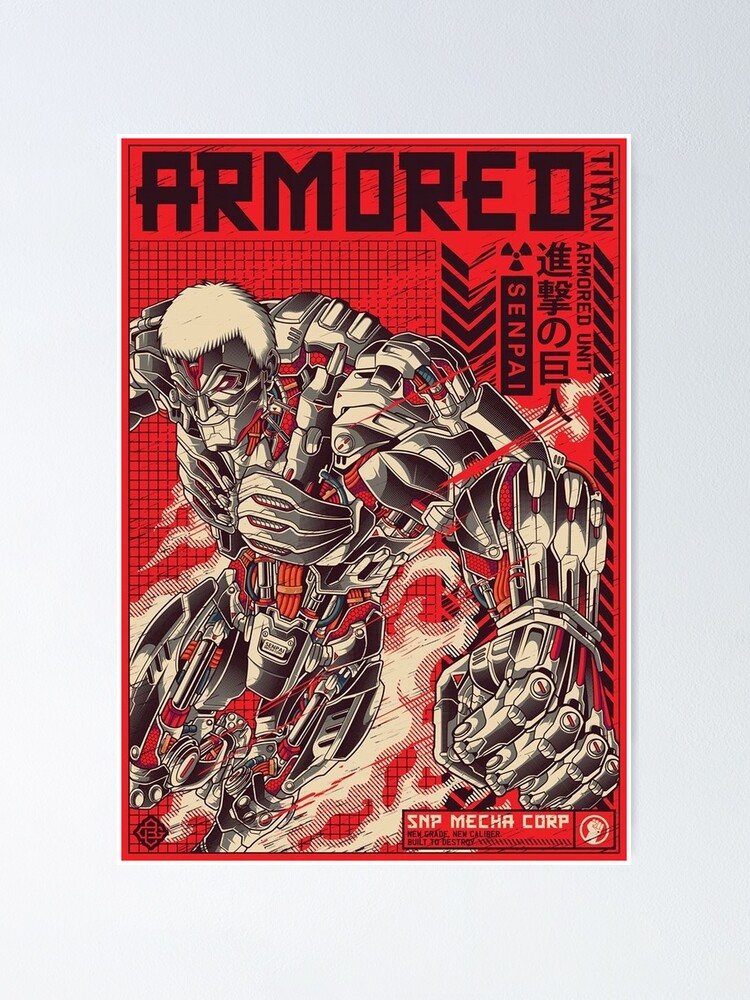 "Armored " Poster for Sale by Crickto | Redbubble