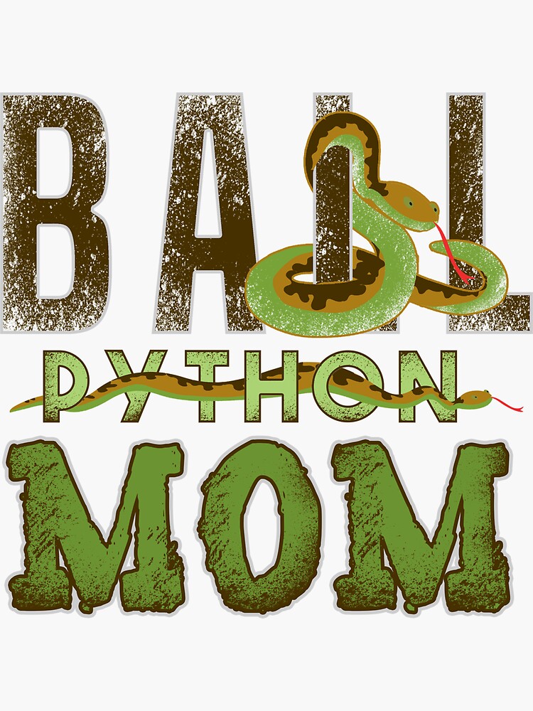 "Ball Python Mom" Sticker by karmcg | Redbubble