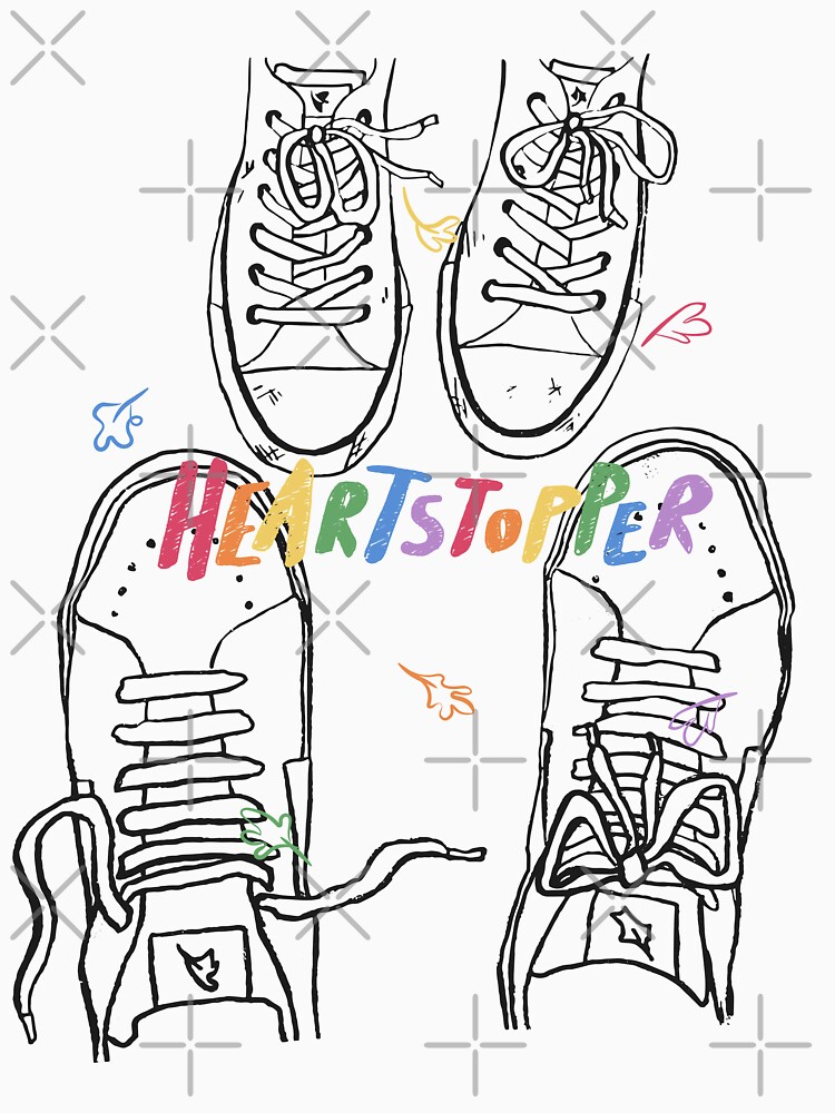 "heartstopper, nick and charlie shoes" T-shirt for Sale by Pinu92 ...