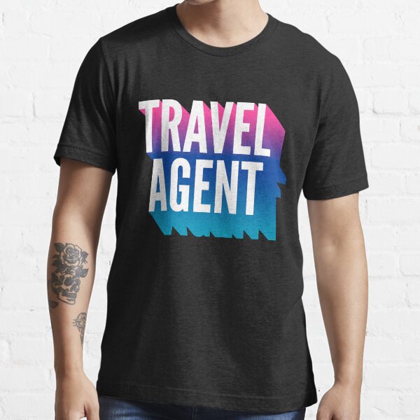 "Travel agent With Long Gradient Shadow" T-shirt for Sale by SVPOD ...