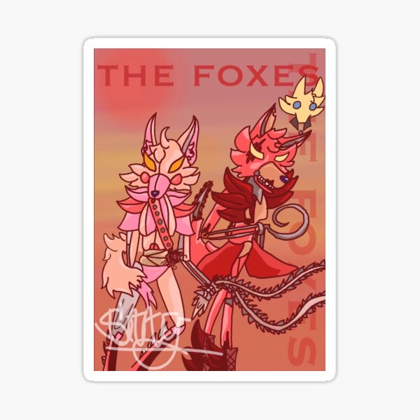 "apocalypse The foxes exterminators" Sticker for Sale by glitch-fox ...