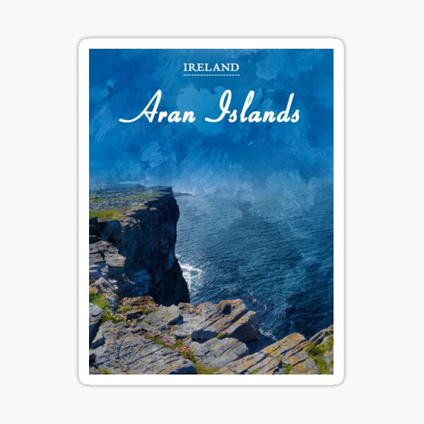 "Aran Islands Ireland" Sticker for Sale by PostersStickers | Redbubble