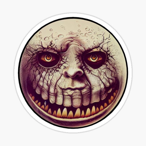 "Gothic Smiley Face version 6" Sticker for Sale by SmileyDan | Redbubble