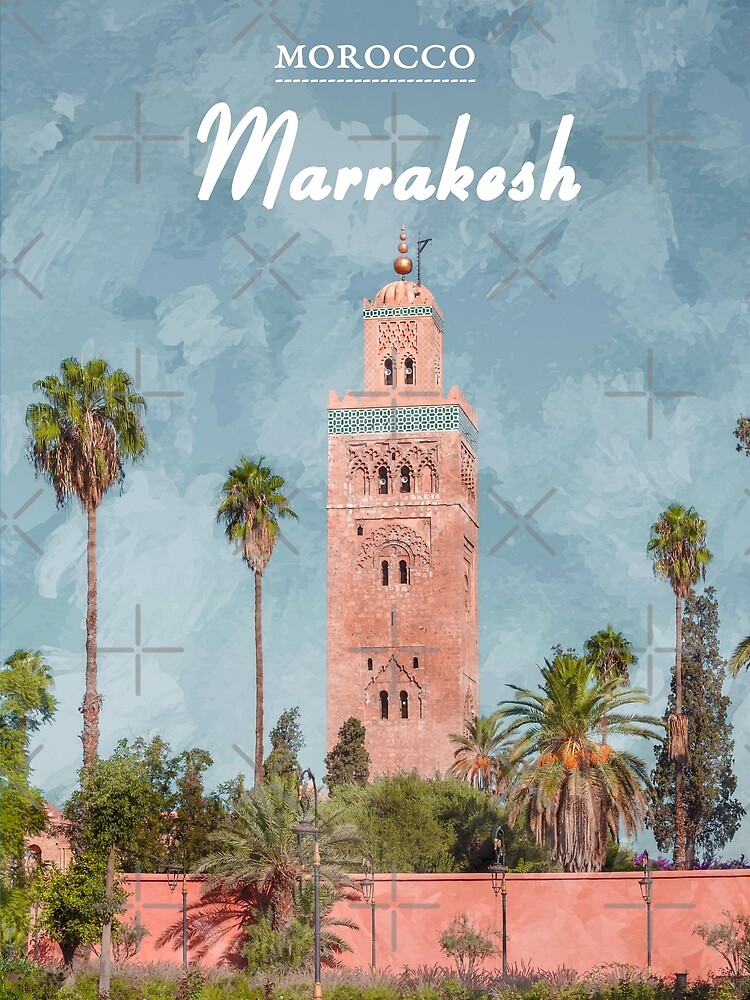 "Marrakesh Morocco" Poster for Sale by PostersStickers | Redbubble