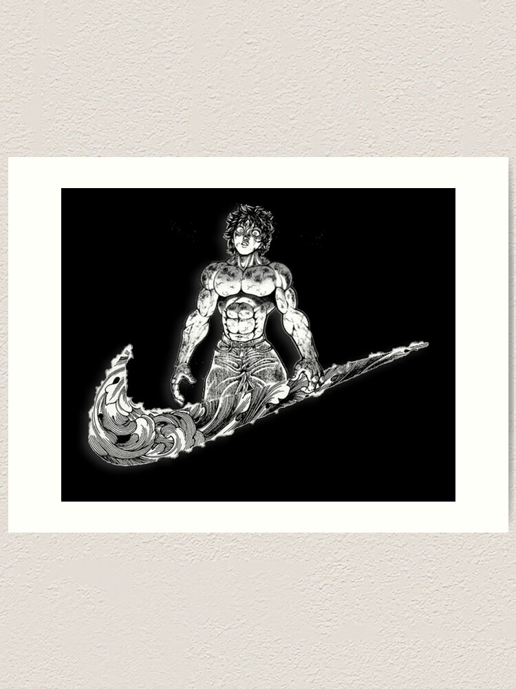 "Baki Hanma The Grappler Logo Design for otaku, gym and fitness..." Art ...