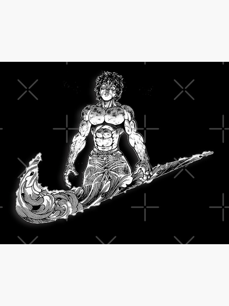 "Baki Hanma The Grappler Logo Design for otaku, gym and fitness..." Art ...