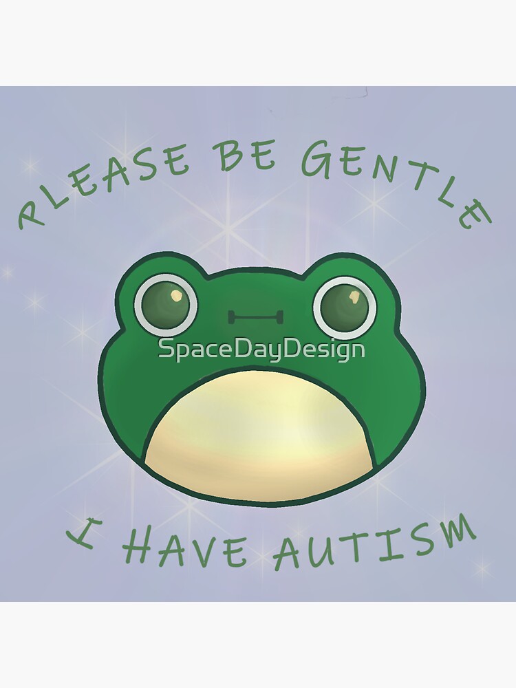 "Autism Awareness Frog" Sticker for Sale by SpaceDayDesign | Redbubble