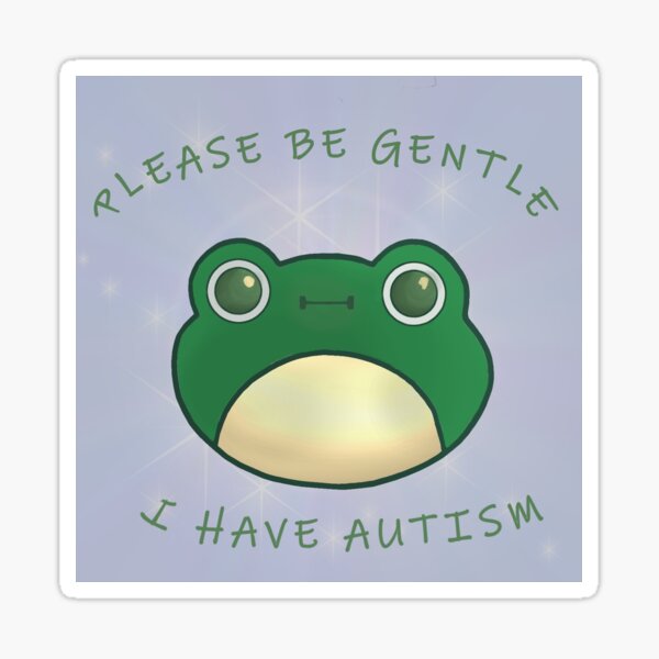 "Autism Awareness Frog" Sticker for Sale by SpaceDayDesign | Redbubble