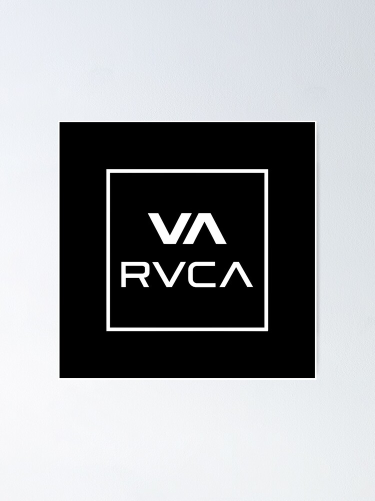 "essential white RVCA logo" Poster for Sale by raymondjesus | Redbubble