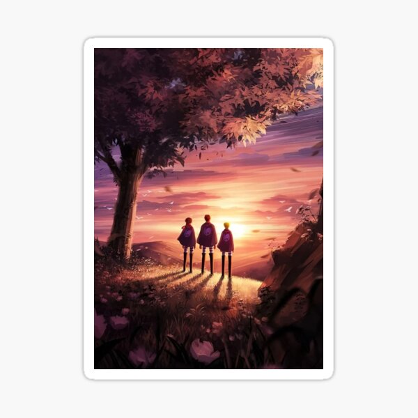 "Golden Trio" Sticker for Sale by Crickto | Redbubble