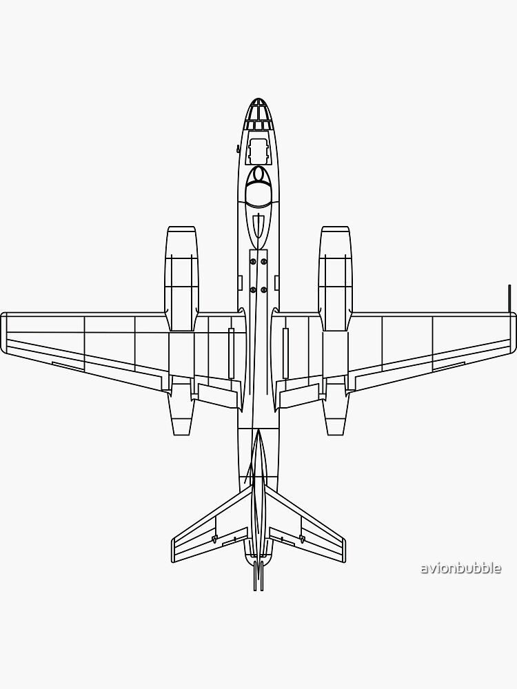 "Ilyushin Il-28 Model Design" Sticker for Sale by avionbubble | Redbubble