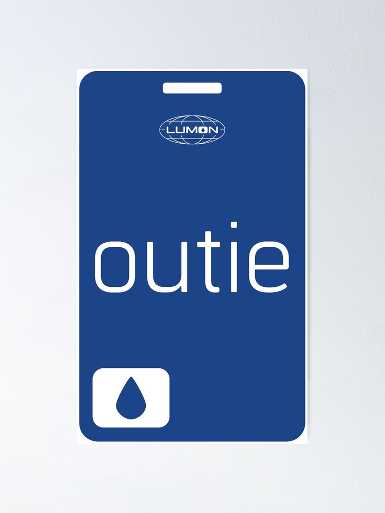 "Severance - Outie Key Card - Blue" Poster for Sale by cultapparatus ...