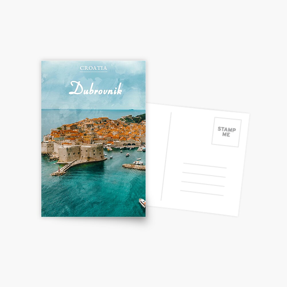 "Dubrovnik Croatia" Postcard for Sale by PostersStickers | Redbubble