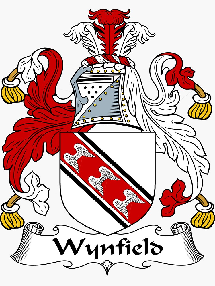 "Wingfield or Wynfield" Sticker for Sale by HaroldHeraldry | Redbubble