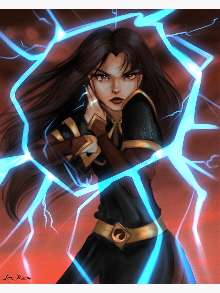 "Azula | The Last Airbender" Sticker for Sale by Laura-Rianna | Redbubble