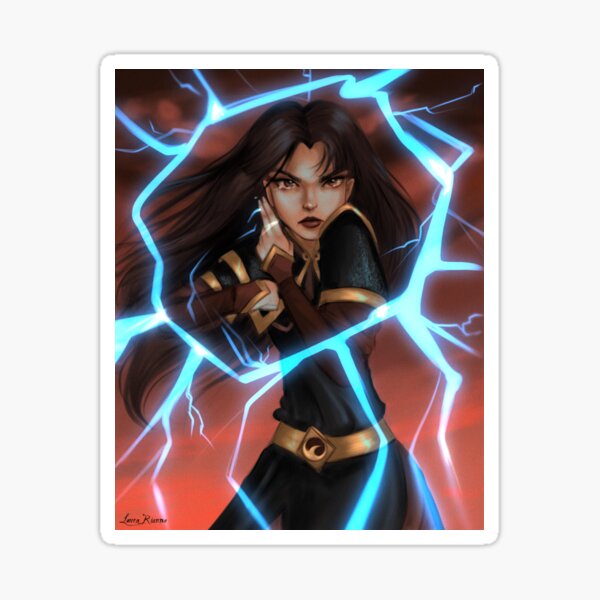 "Azula | The Last Airbender" Sticker for Sale by Laura-Rianna | Redbubble