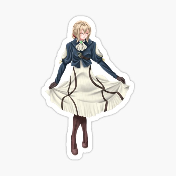 "Violet Evergarden" Sticker for Sale by Antonydraws | Redbubble