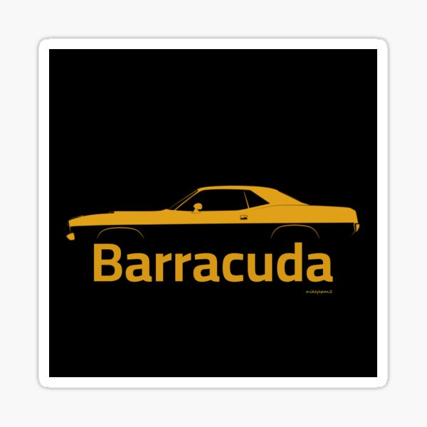 "Plymouth Barracuda Profile" Sticker for Sale by mikejapan2 | Redbubble