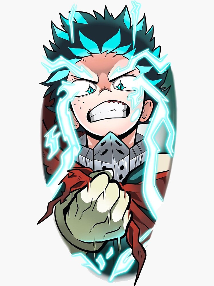 "deku" Sticker for Sale by drakoui | Redbubble