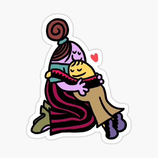 "Wiwi hug" Sticker for Sale by RuppertTellac | Redbubble