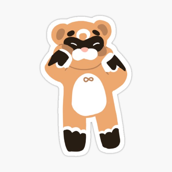 "guoba cute" Sticker for Sale by Chikaari-Silver | Redbubble