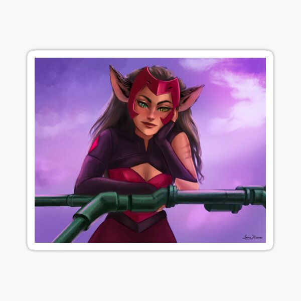 "Catra | She-Ra" Sticker for Sale by Laura-Rianna | Redbubble