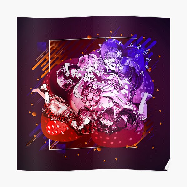 Traptrix Rafflesia Modern Graphic Design Poster For Sale By Carryneon Redbubble