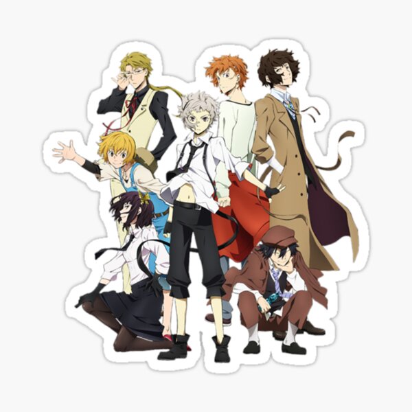 "Bungou Stray Dogs Wan Anime " Sticker for Sale by LissyRaineArt ...