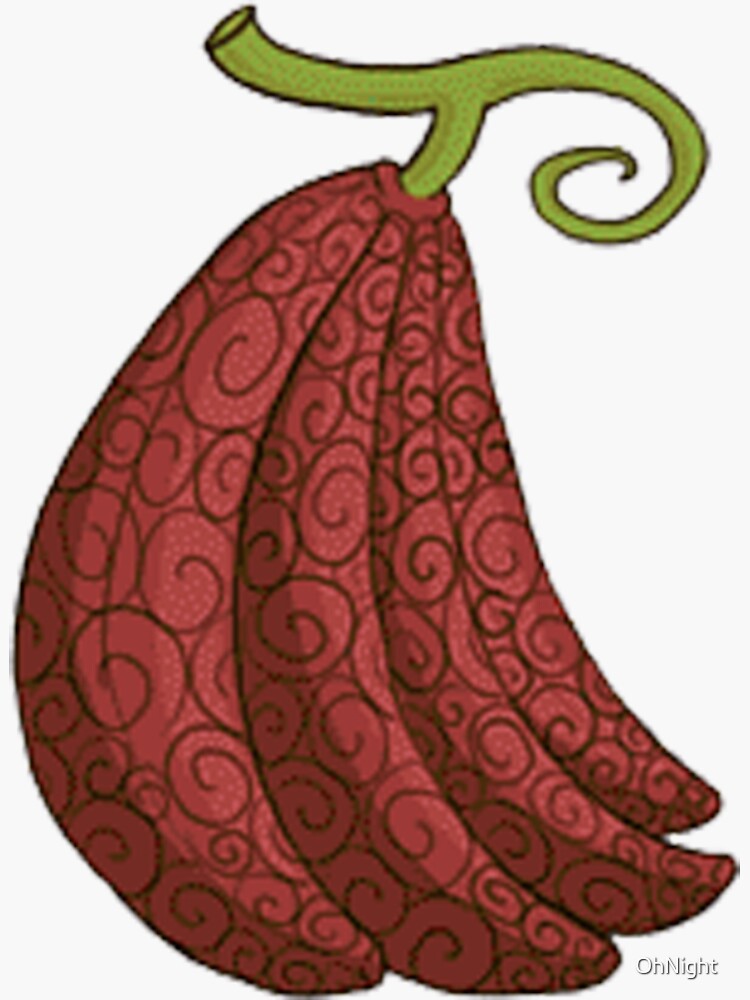 "Akuma no Mi [Devil Fruit] Sticker" Sticker for Sale by OhNight | Redbubble