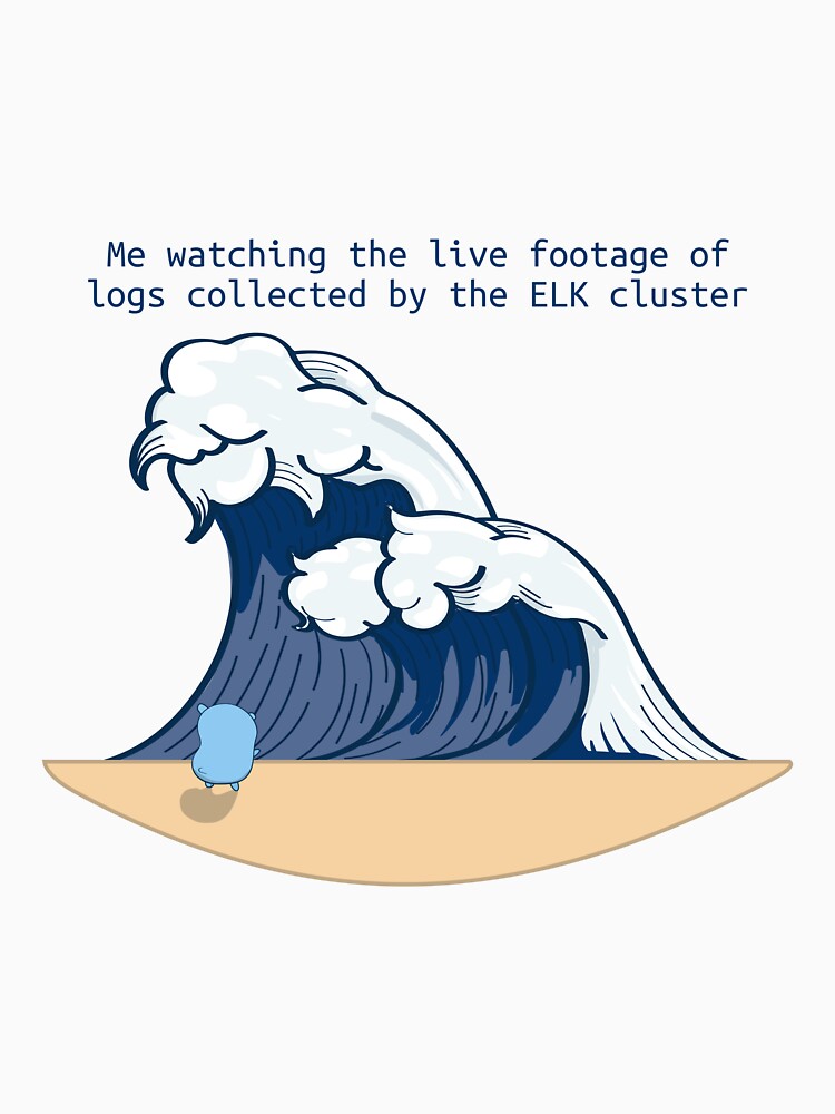 "The ELK Stack Footage: Elastic, Logstash, Kibana" Essential T-Shirt ...
