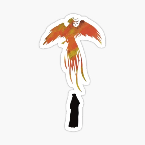 "Rising Phoenix " Sticker for Sale by PottersArt | Redbubble