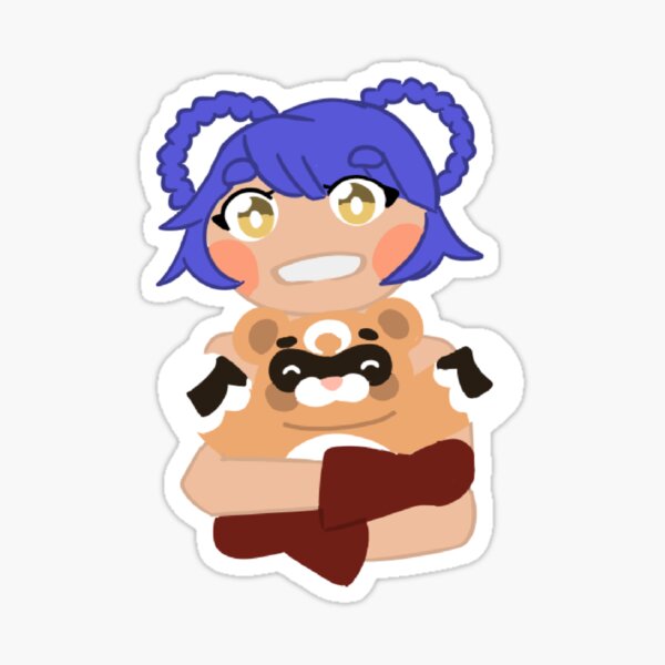 "Xiangling and Guoba" Sticker for Sale by Chikaari-Silver | Redbubble