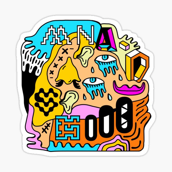 "Set of Sufferin'; Damn Sad is Good" Sticker for Sale by FariedDjanoear ...