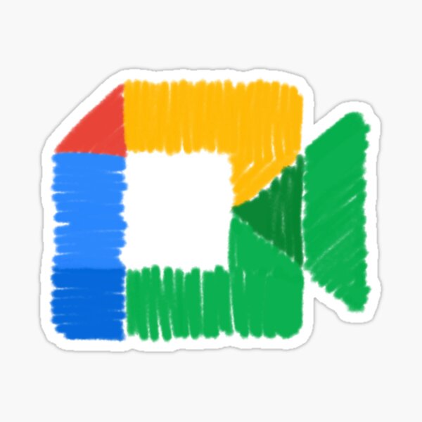 "Google Meet Pencil Icon drawing" Sticker for Sale by KennyLucky ...