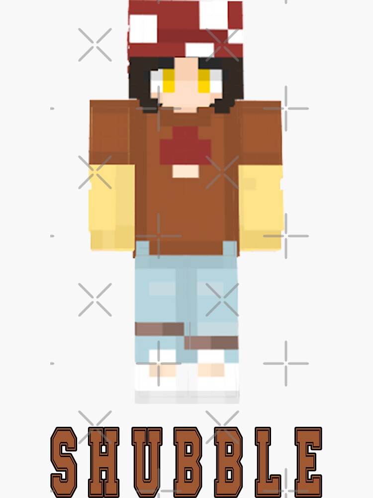 Pegatina «Sassy Shubble Nova Skin para jugador de Minecraft | Idea de ...