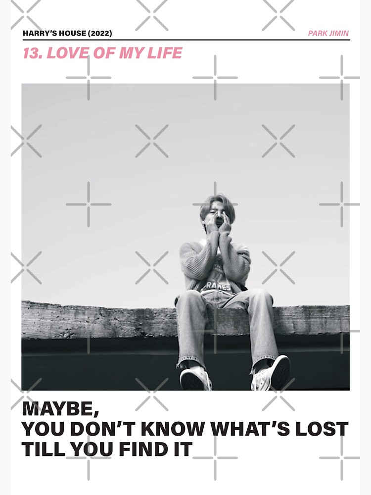 "JIMIN // LOVE OF MY LIFE" Sticker for Sale by 33ll | Redbubble