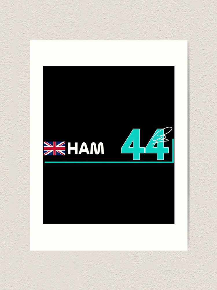 "Lewis Hamilton 44 Mercedes AMG 2022 Classic " Art Print for Sale by ...