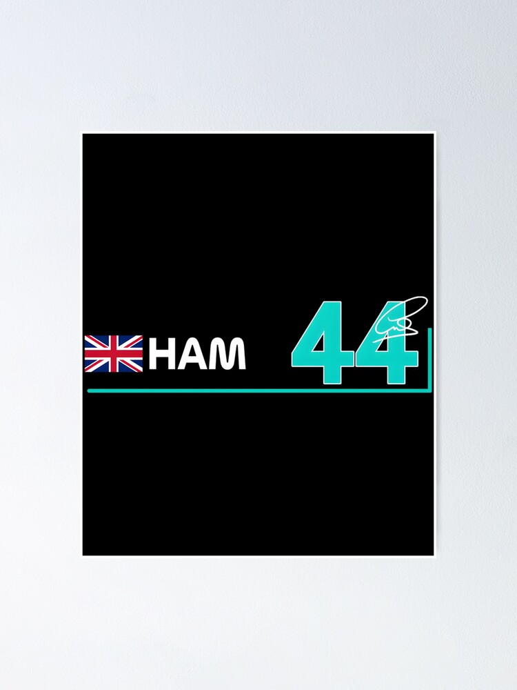 "Lewis Hamilton 44 Mercedes AMG 2022 Classic " Poster for Sale by ...