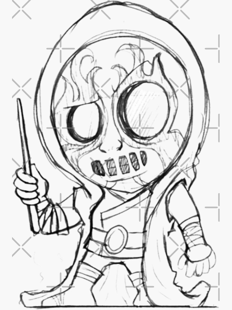 "Death Eaters Among Us with Wands" Sticker for Sale by PottersArt ...