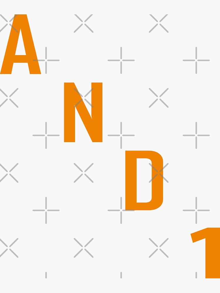 "AND1 - Basketball" Sticker for Sale by Yassview | Redbubble