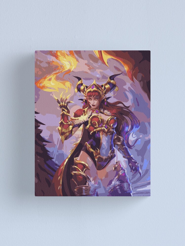 "Alexstrasza From WOW Dragonflight" Canvas Print for Sale by ...